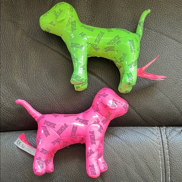 PINK Victoria's Secret | Other | Victorias Secret Pink Dog Plush Set In ...